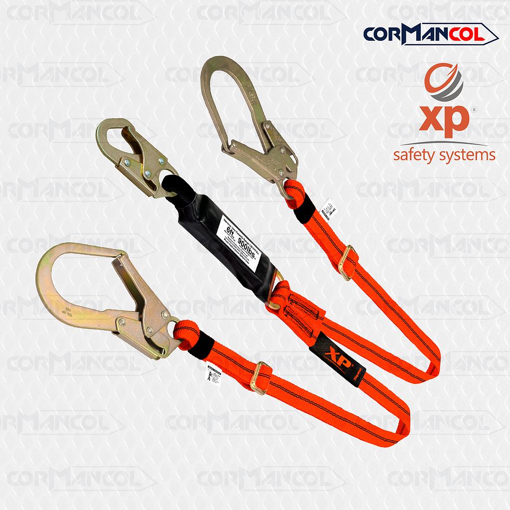 11845 ESLINGA DOBLE REGULABLE 1.8 REATA DET CAIDAS PAQUETE ABSORBEDOR ...